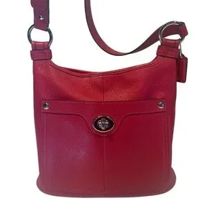 Coach | Bags | Coach Crossbody Slim Saddlebag Silver Turn Magnetic ...